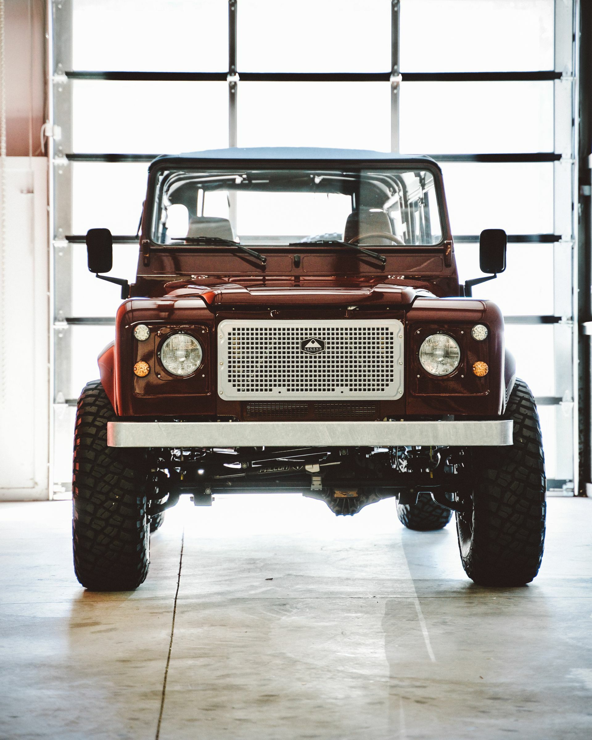 This Jeep Wrangler Has A Land Rover Defender Body And A GM LT1 V8 Heart ...