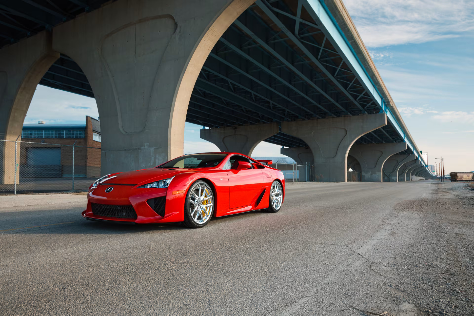 Absolutely Red Lexus LFA Supercar Available With Near-Delivery Mileage ...