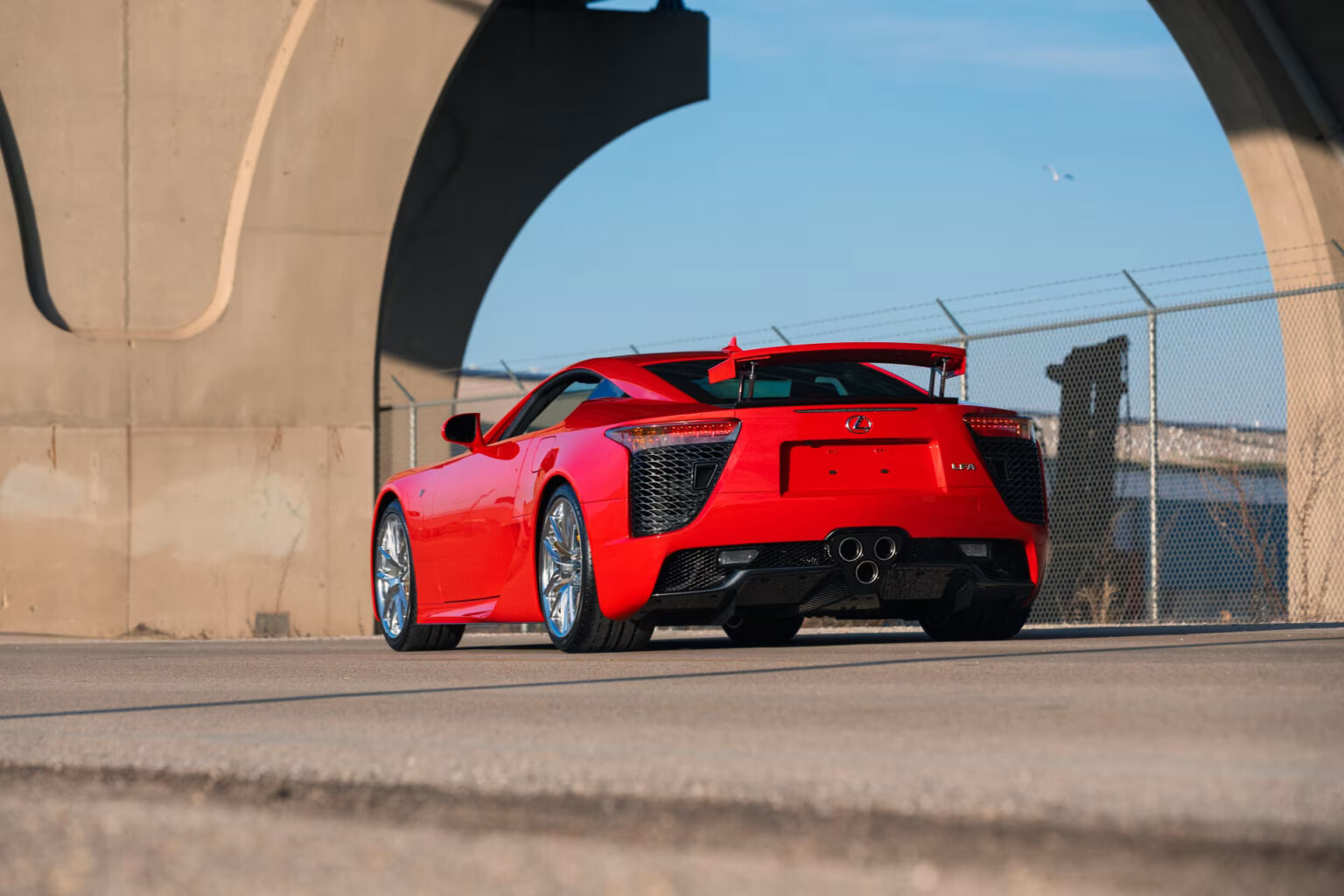 Absolutely Red Lexus LFA Supercar Available With Near-Delivery Mileage ...
