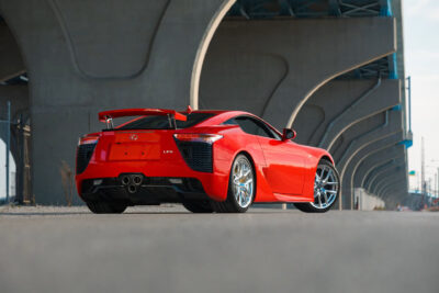 Absolutely Red Lexus LFA Supercar Available With Near-Delivery Mileage ...