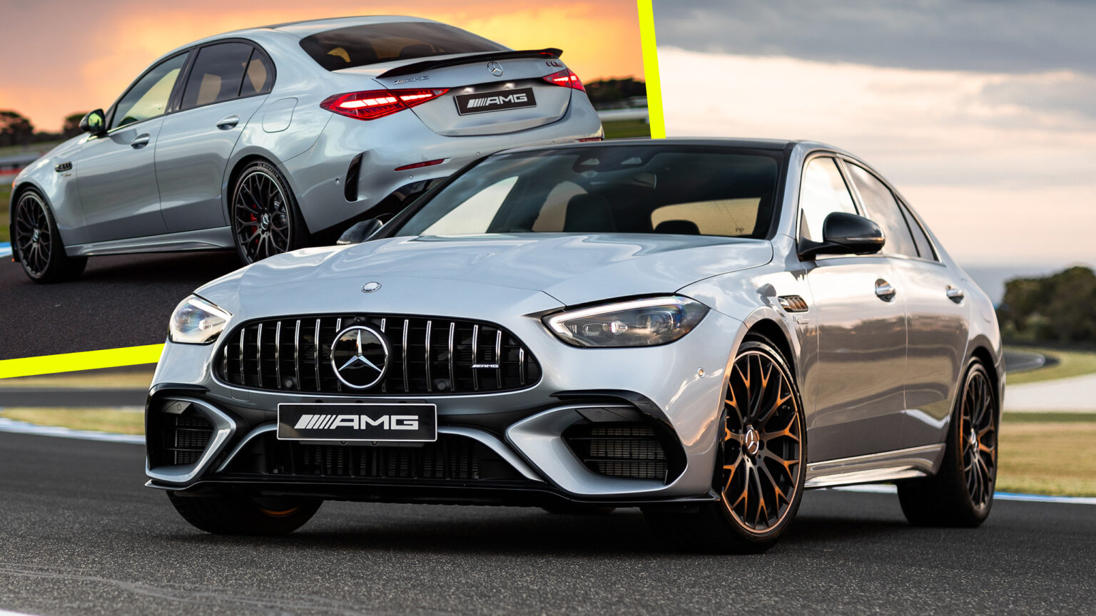 메르세데스 AMG C63 S 에 올바른 V8 바이터보 넣은 용자 : 클리앙