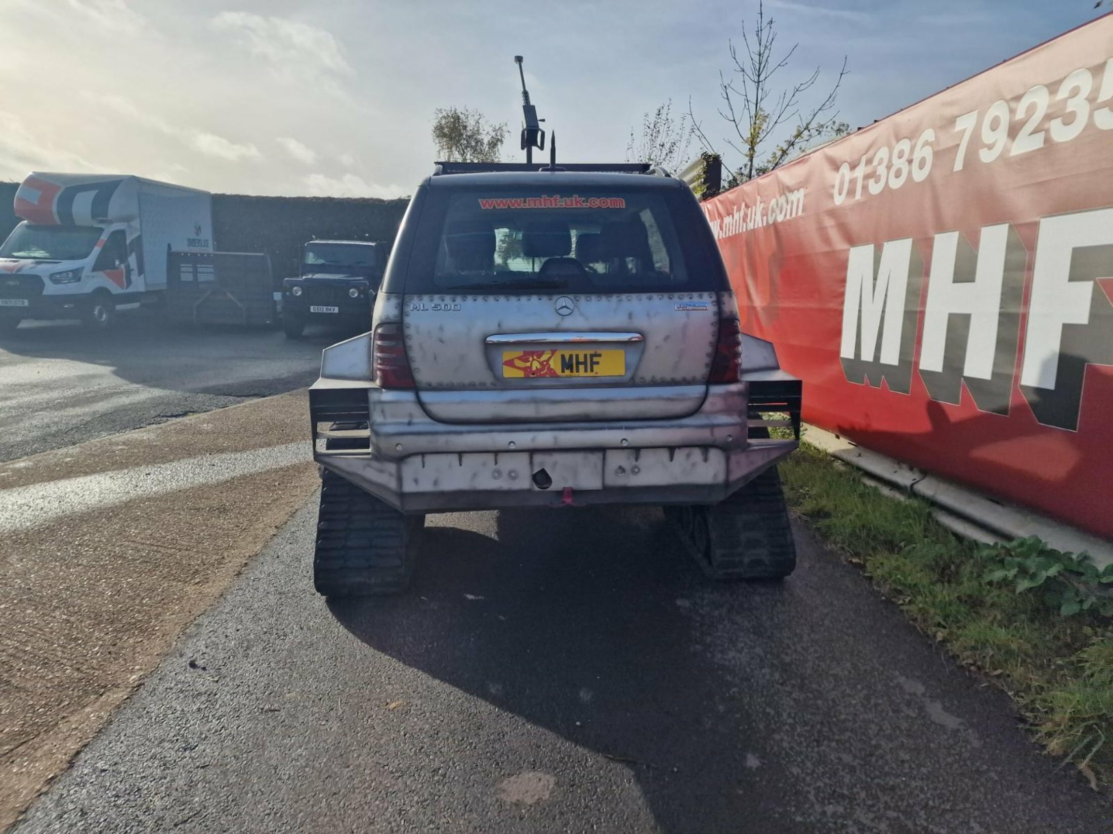 Mad Max Mercedes ML With Fake Guns And Real Tracks Doesn’t Need Roads ...