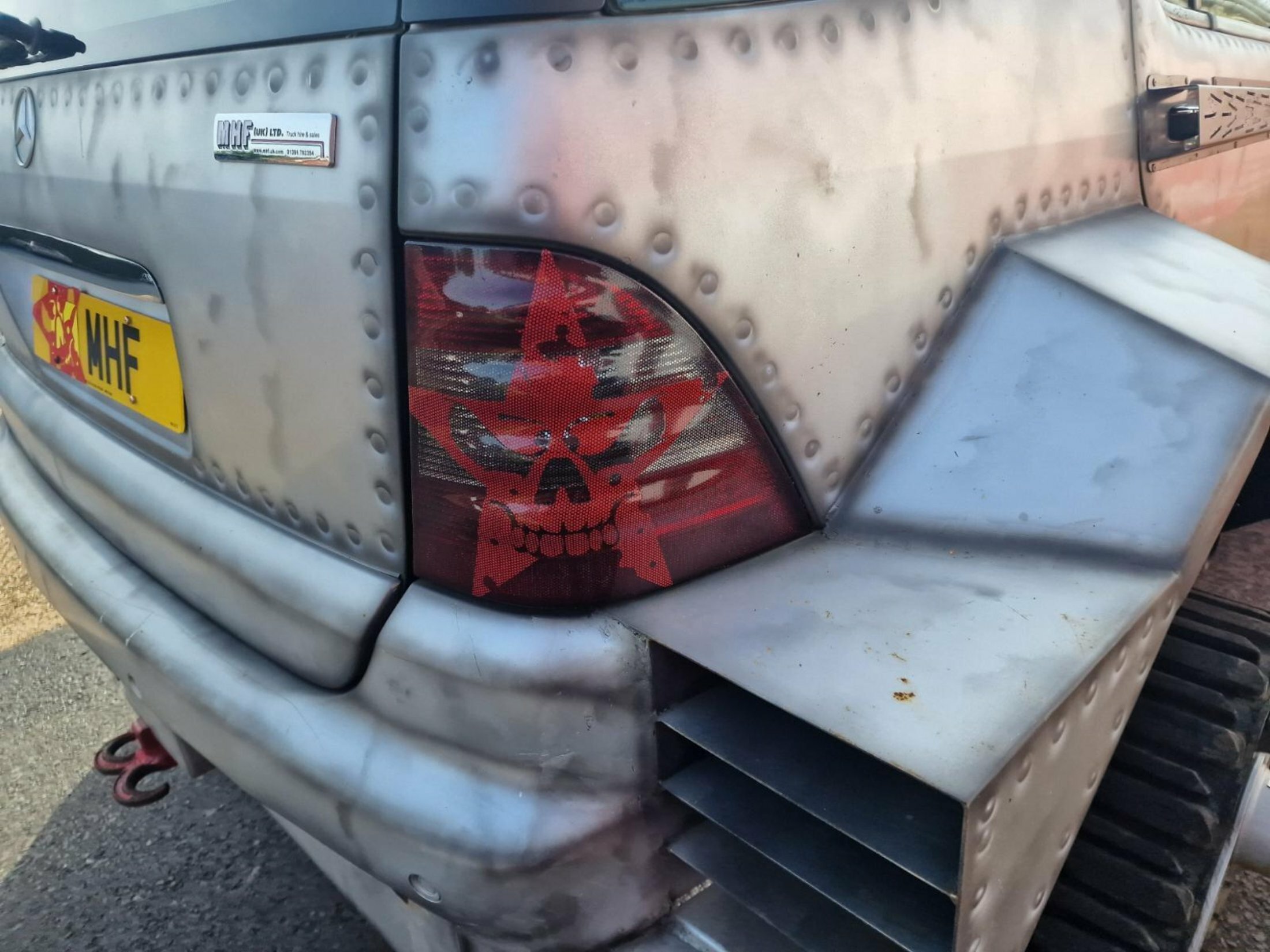 Mad Max Mercedes ML With Fake Guns And Real Tracks Doesn’t Need Roads ...