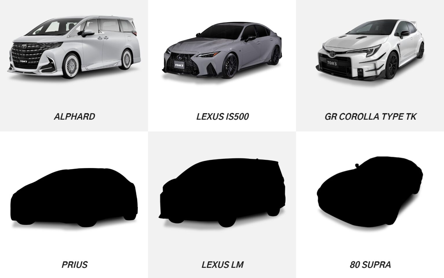 TOM’s Racing Bringing Six Modified Cars To The Tokyo Auto Salon | Carscoops