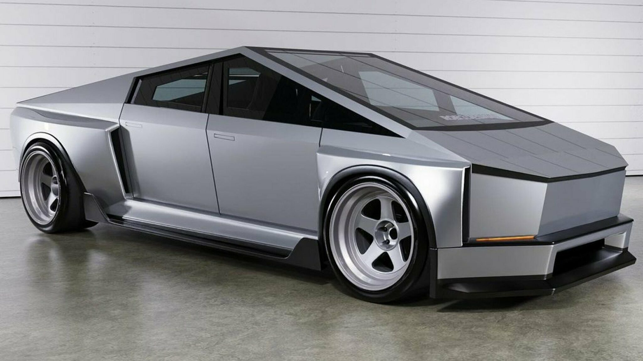 Tesla Cybertruck Slammed In The Digital Realm With A Widebody Tune ...