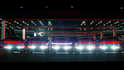 Tesla Brightens The Holidays With A Cybertruck Light Show | Carscoops