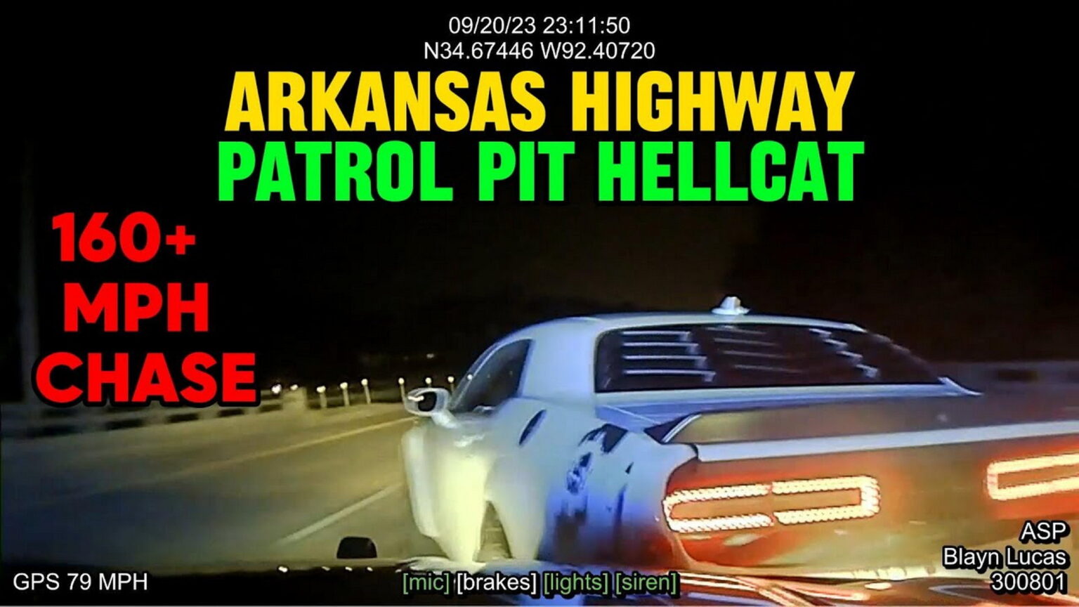 Did Arkansas State Trooper’s 150 MPH Challenger Hellcat Pit Chase Put ...