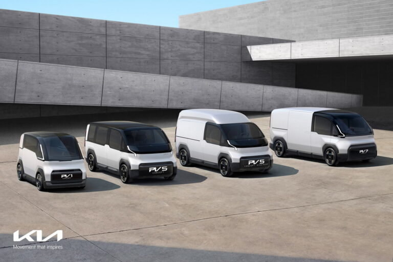 Kia Unveils New PV Electric Van Concepts With Swapable Bodies | Carscoops