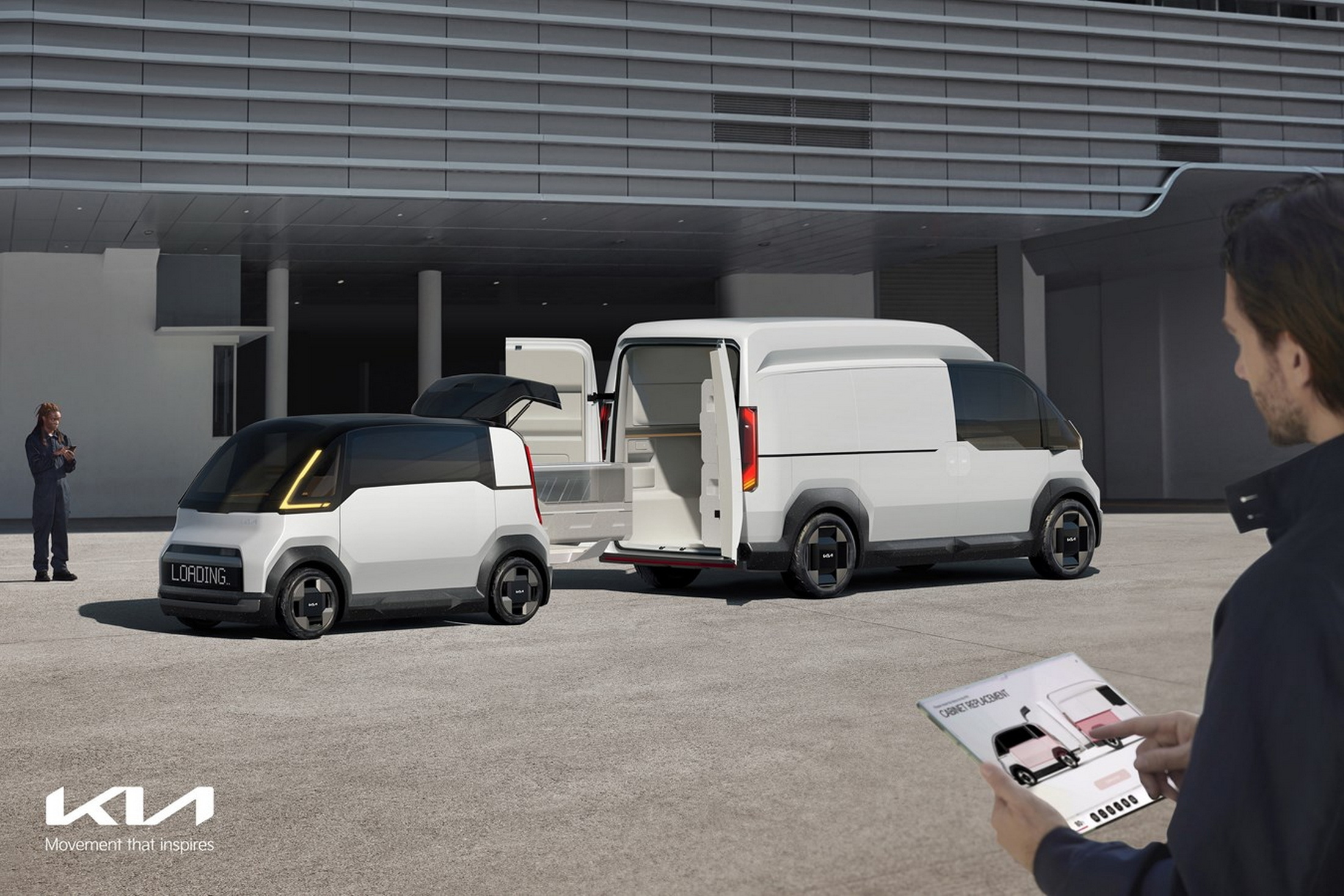 Kia Unveils New PV Electric Van Concepts With Swapable Bodies | Carscoops