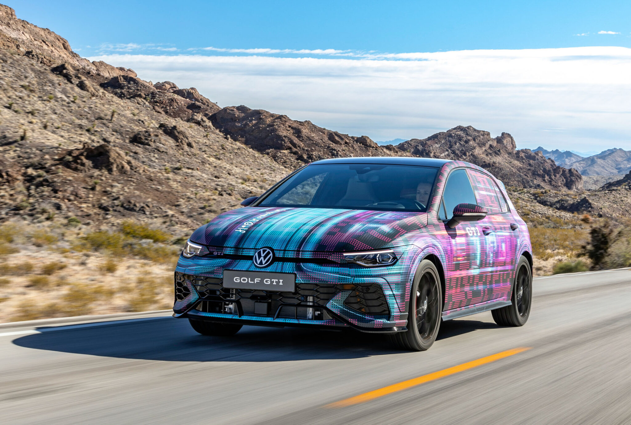 2025 VW Golf Facelift Teased For CES With Hard Buttons And More | Carscoops