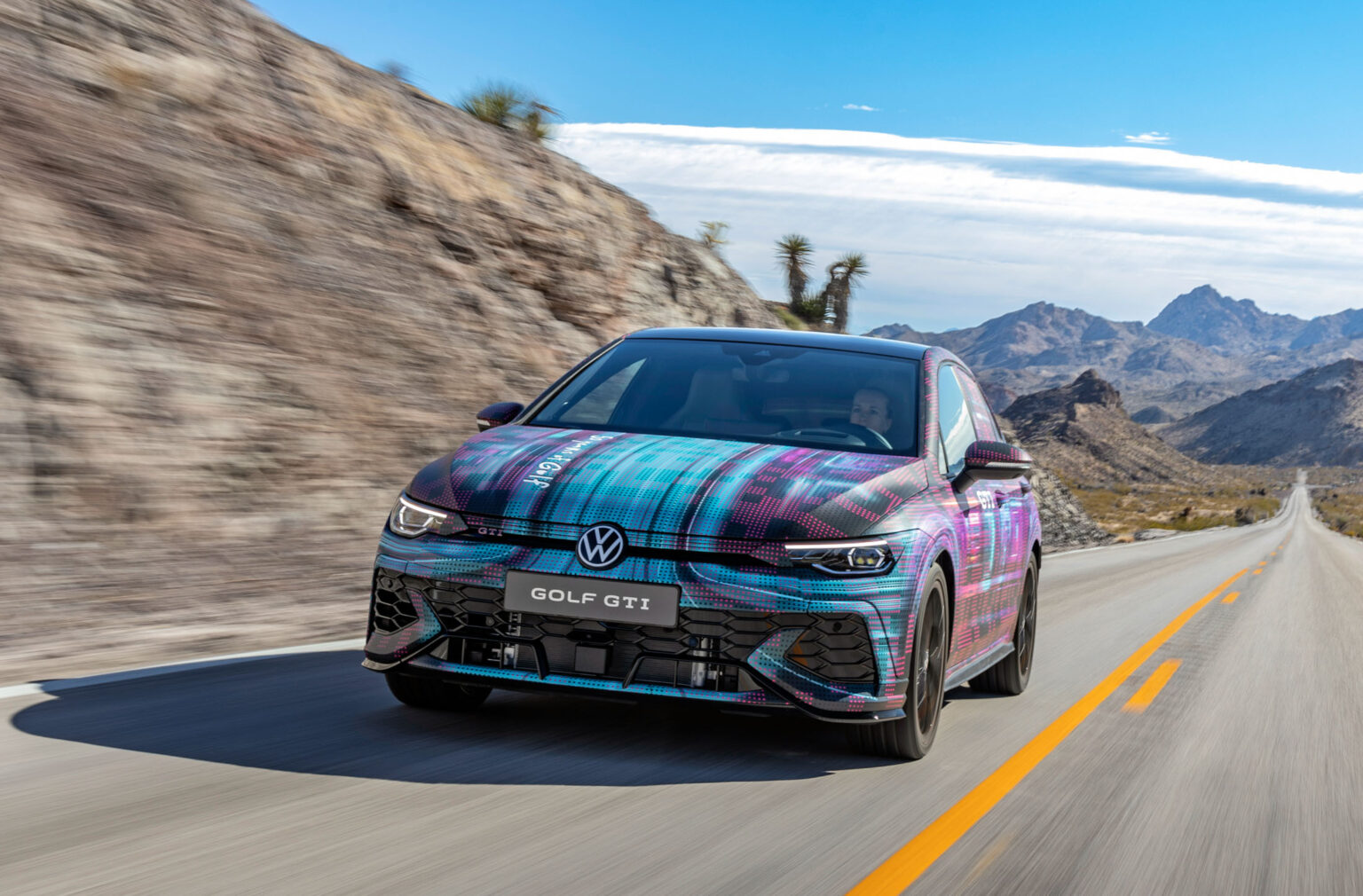 2025 VW Golf Facelift Teased For CES With Hard Buttons And More | Carscoops