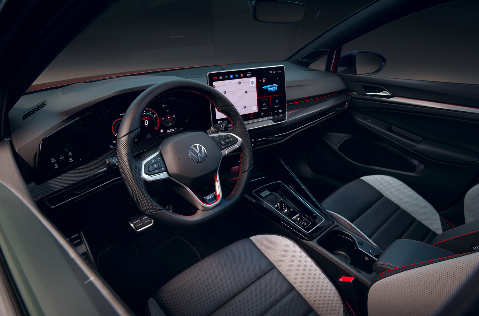 2025 VW Golf Facelift Teased For CES With Hard Buttons And More | Carscoops