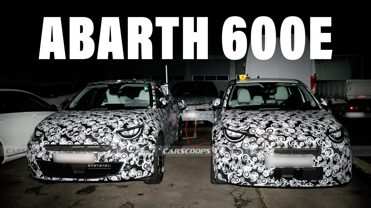 Abarth 600e Electric SUV Spotted Resting Next To Its Fiat Sibling ...
