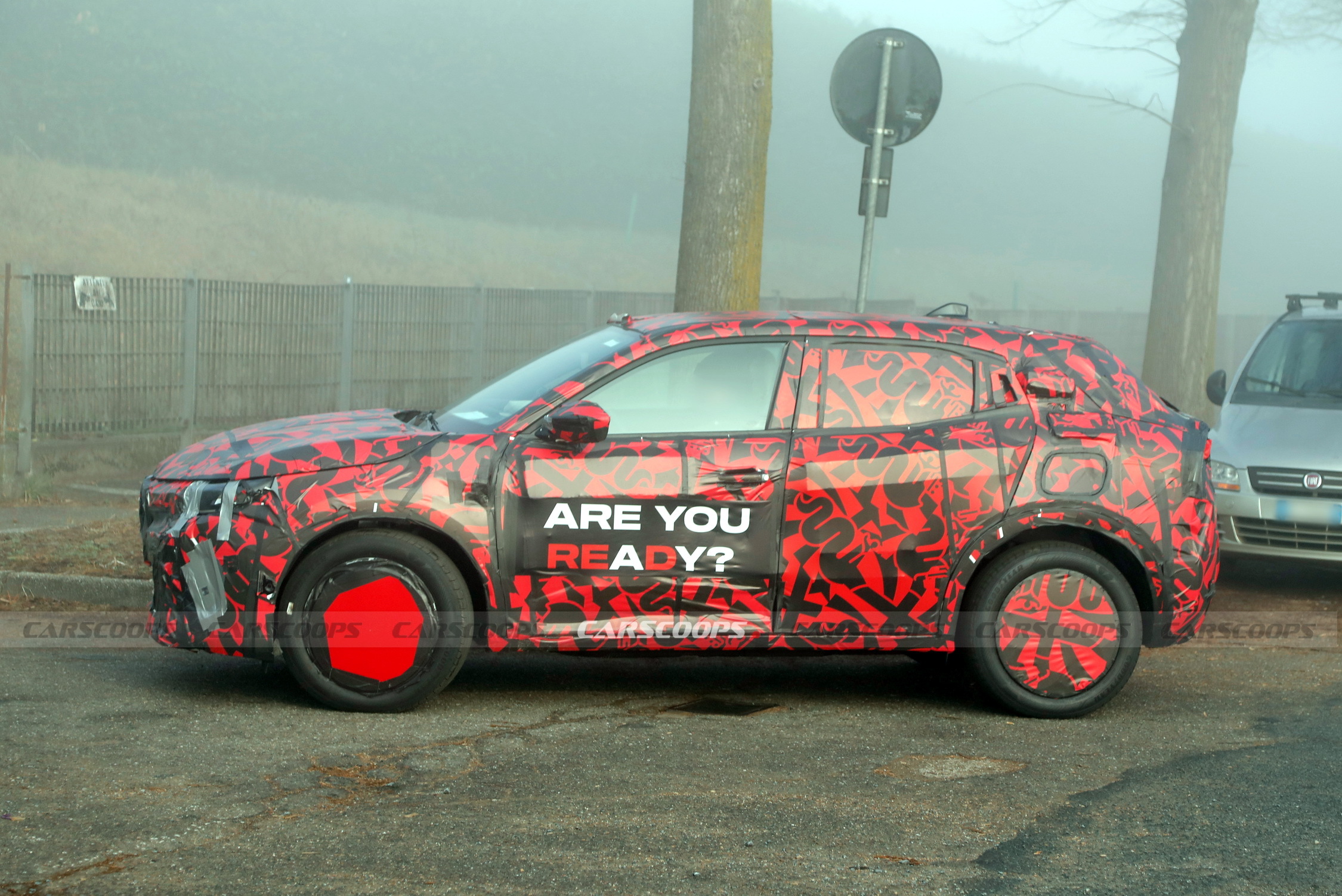 Alfa Romeo Milano Spied With An ICE Surprise And Twin Pipes | Carscoops