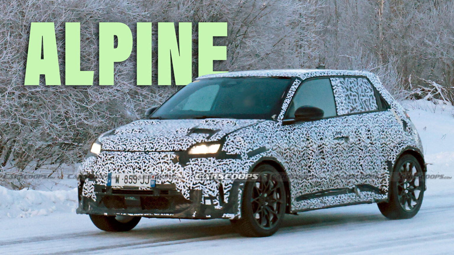 Alpine A290 Electric Hot Hatch Chooses Scandinavia Over Alps For Winter ...