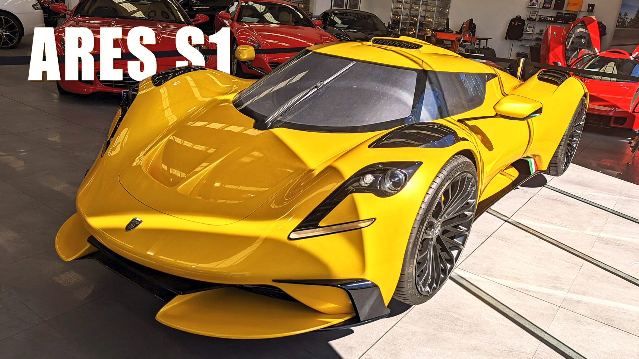 We Spotted The Ares S1 Concept Based On A C8 Corvette At A Dealership ...