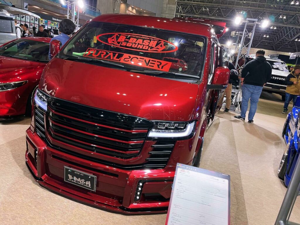 Toyota HiAce Receives A Sporty Makeover With A Land Cruiser Face ...