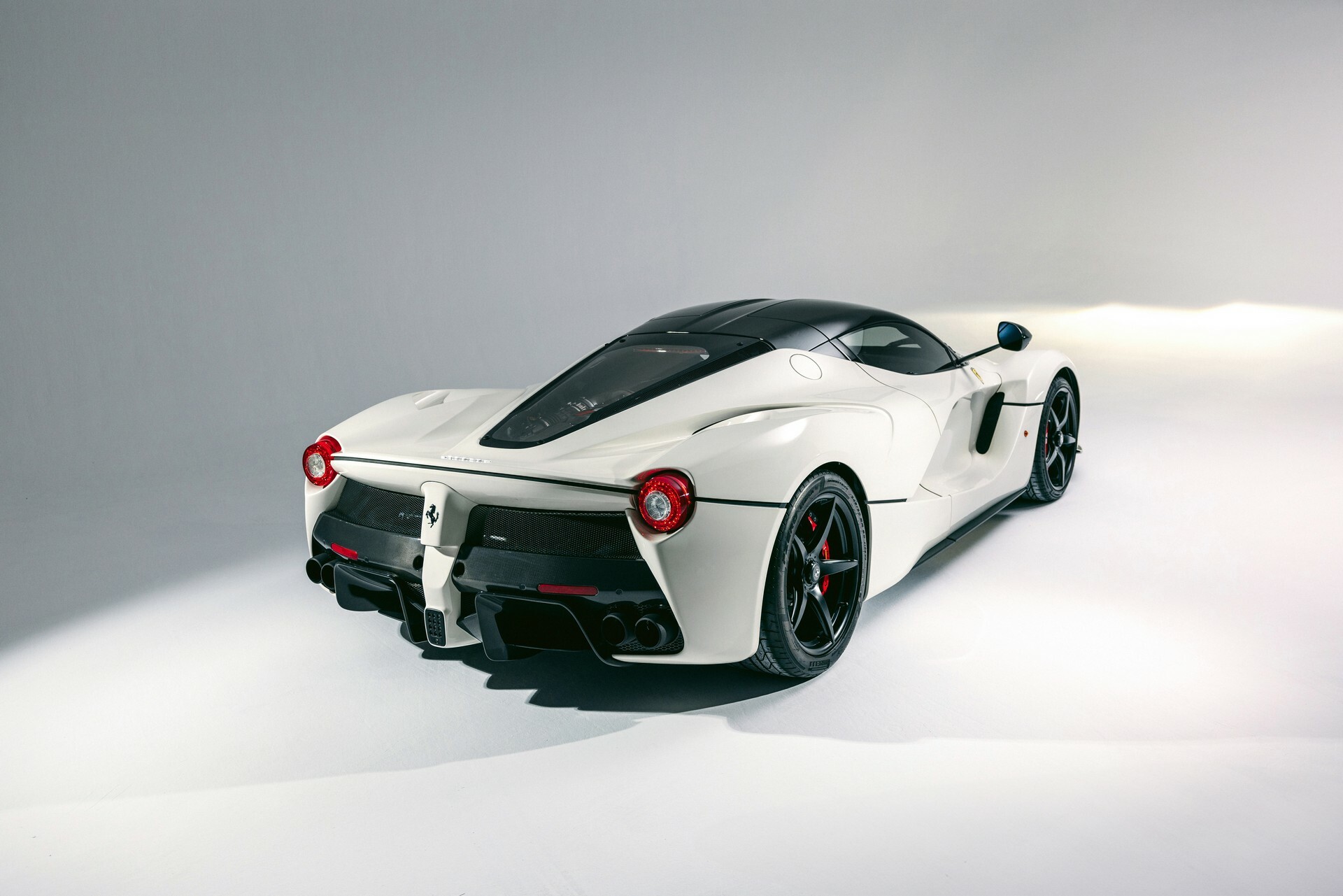 White Ferrari Laferrari
