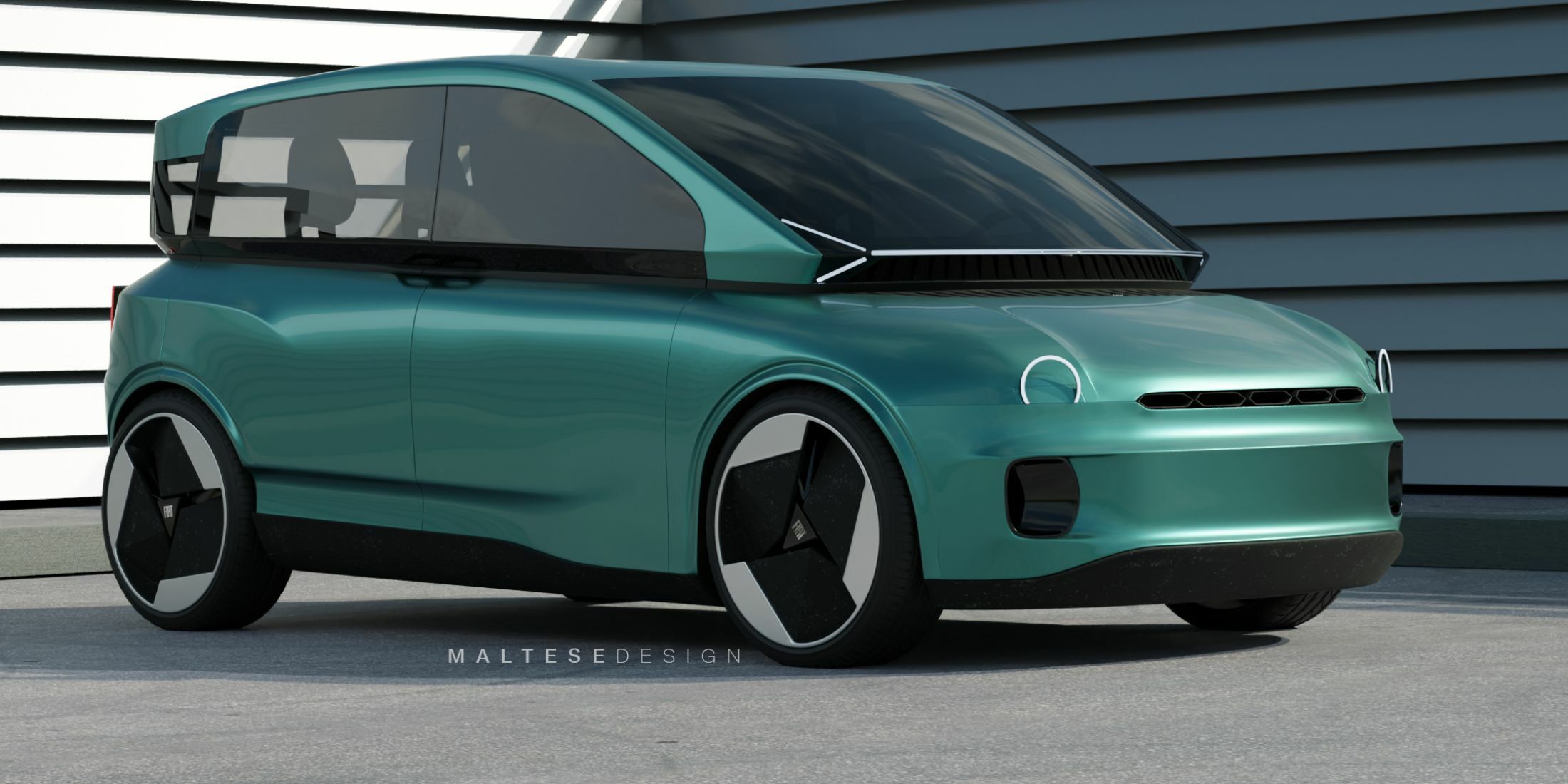 Remember The Fiat Multipla? Reimagining The ’90s Icon For The EV Age ...