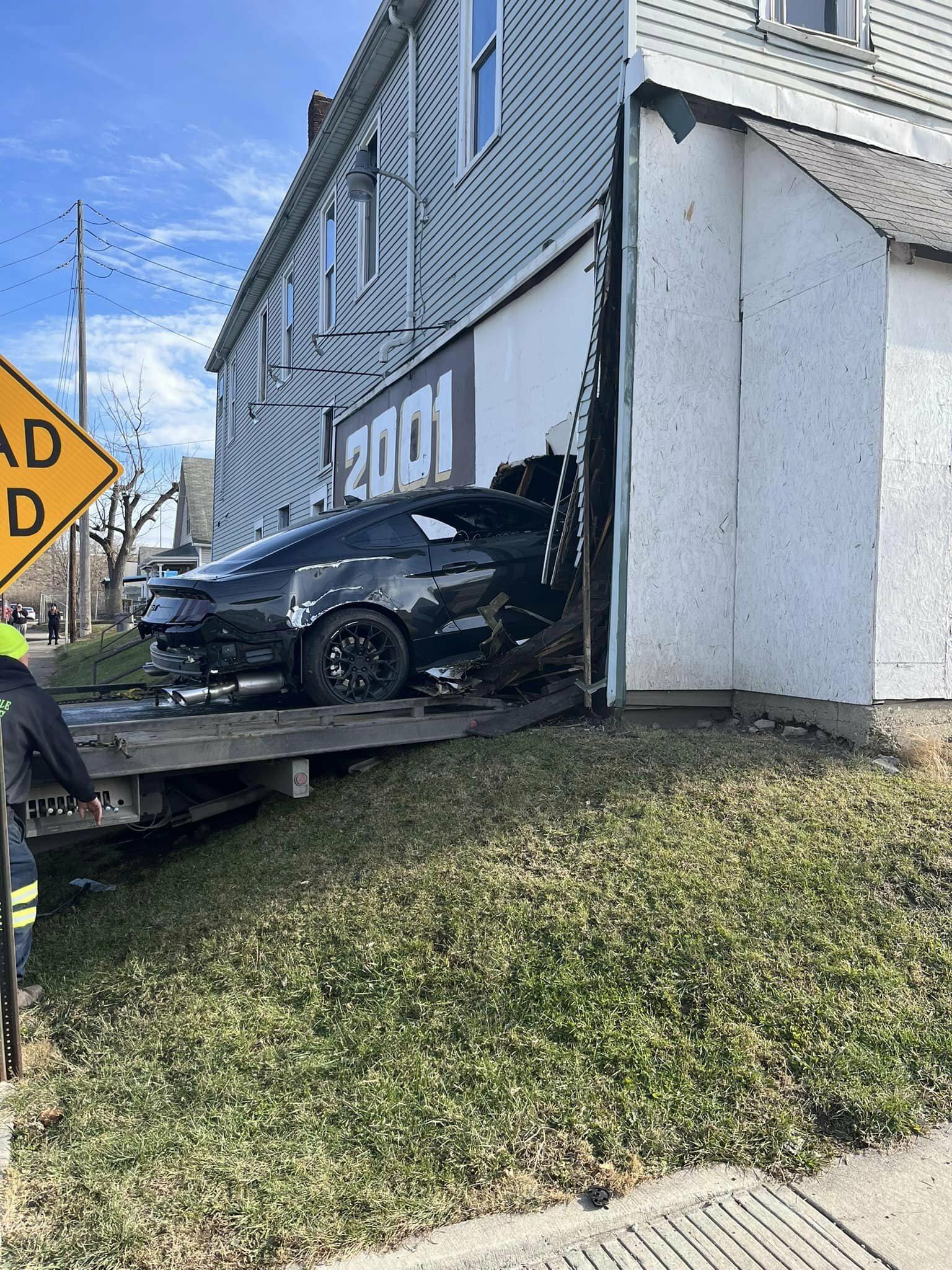 Ford Mustang Slams Into House In Indianapolis | Carscoops
