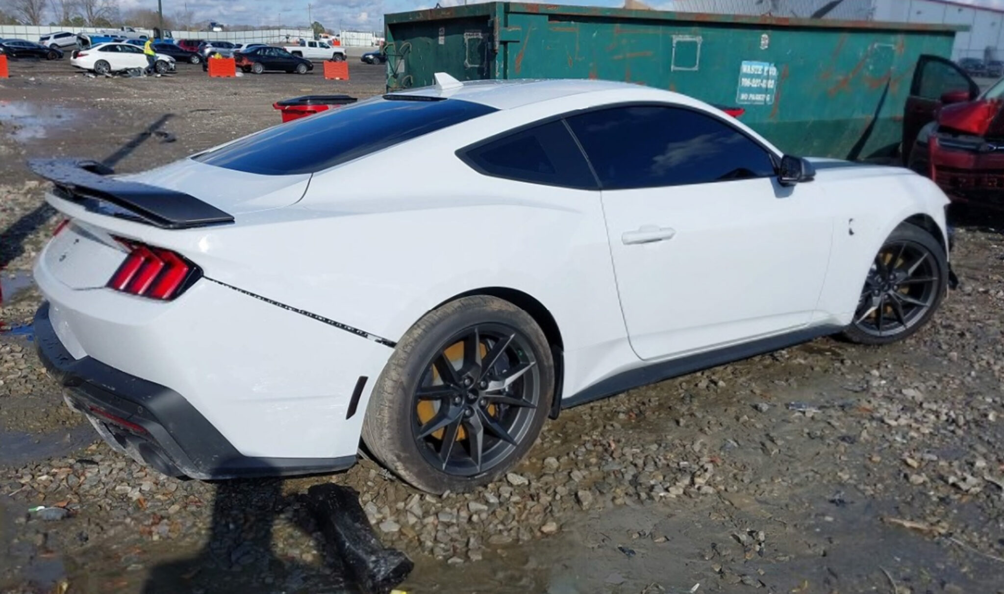 This Damaged 2024 Ford Mustang Dark Horse Makes For The Perfect Track ...