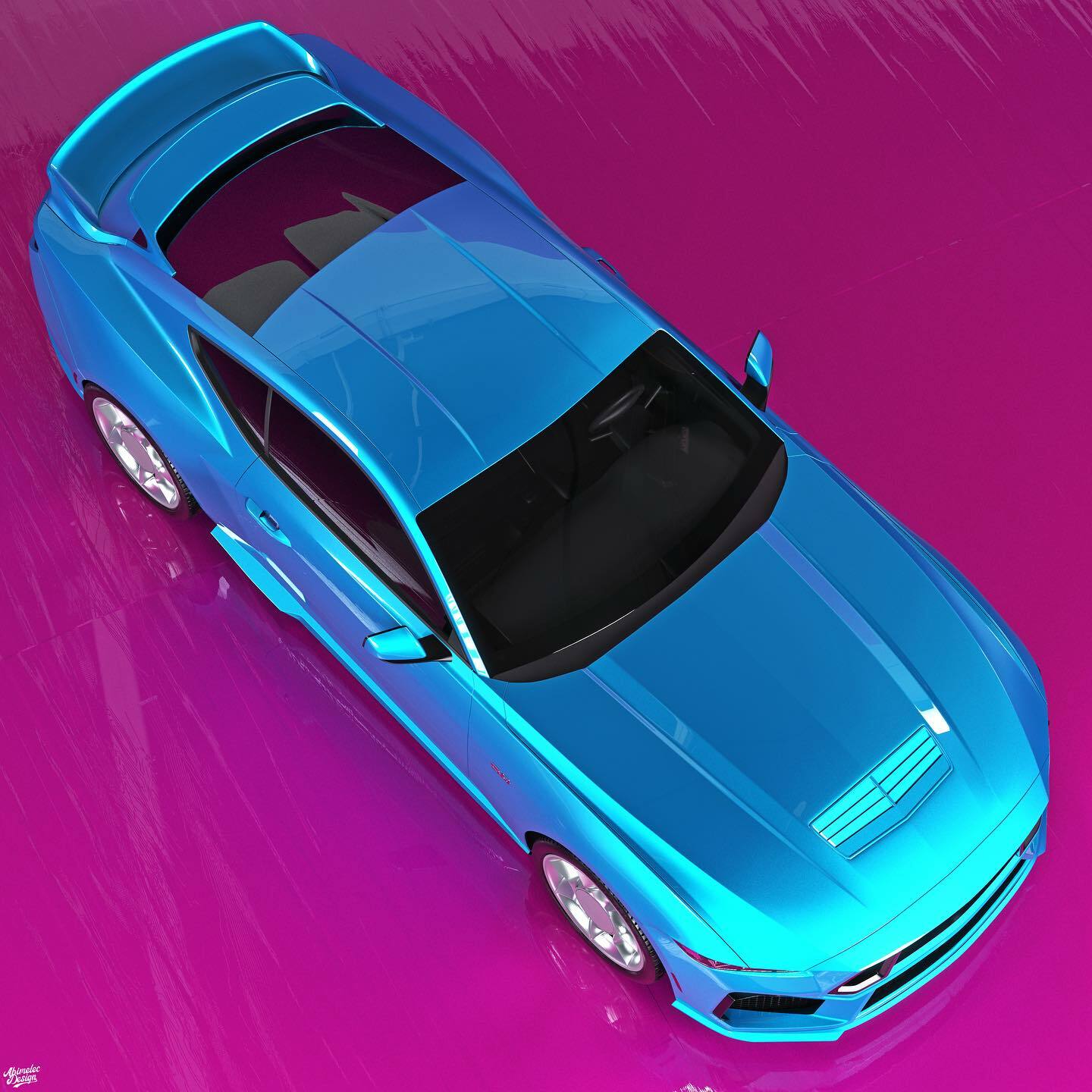 The New Ford Mustang Looks Perfect With Some Foxbody Inspiration ...
