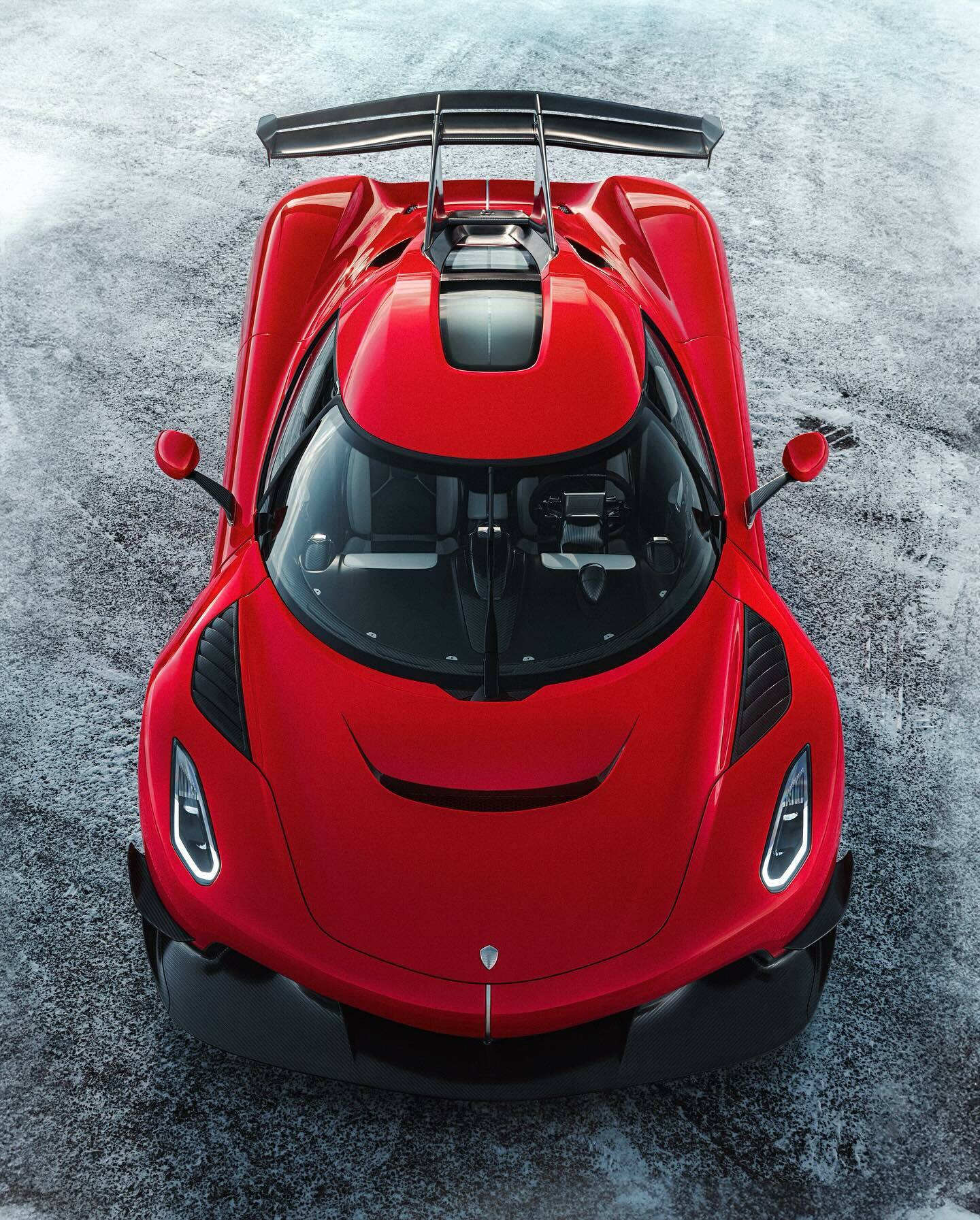 Red Koenigsegg Jesko Is Filled With Holiday Cheer | Carscoops
