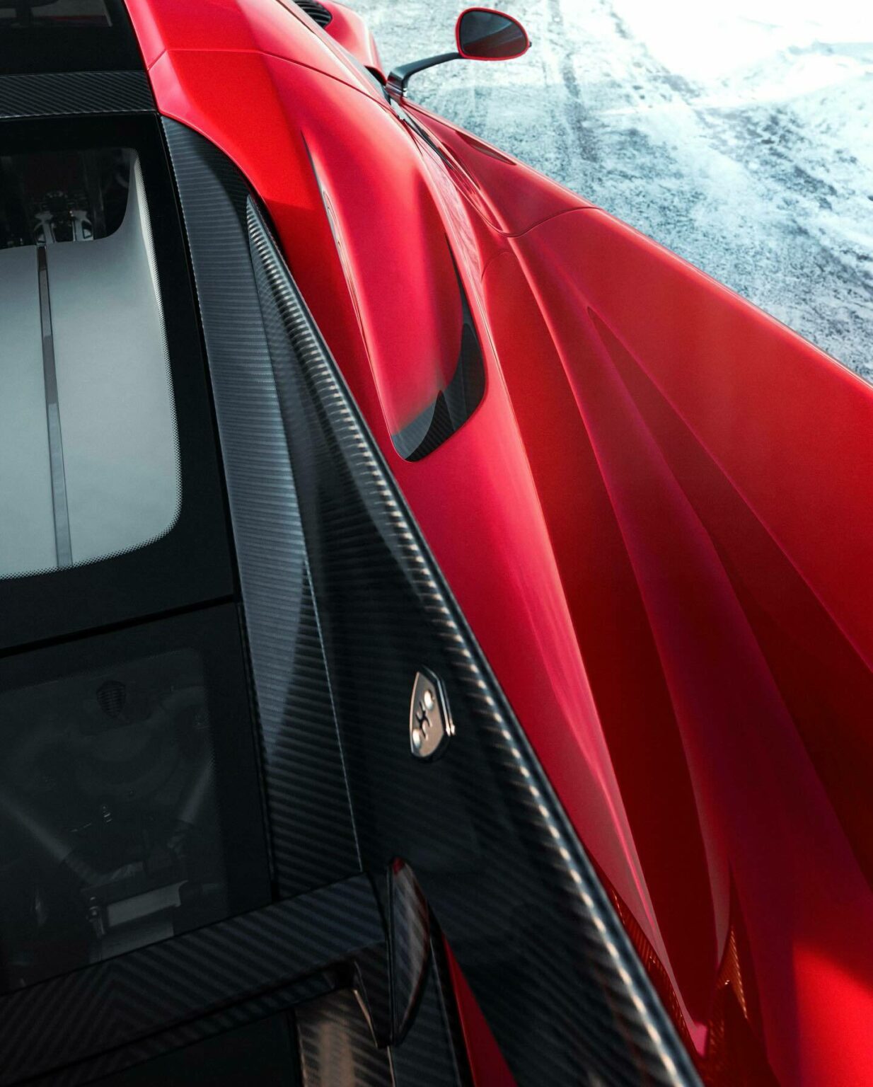 Red Koenigsegg Jesko Is Filled With Holiday Cheer | Carscoops