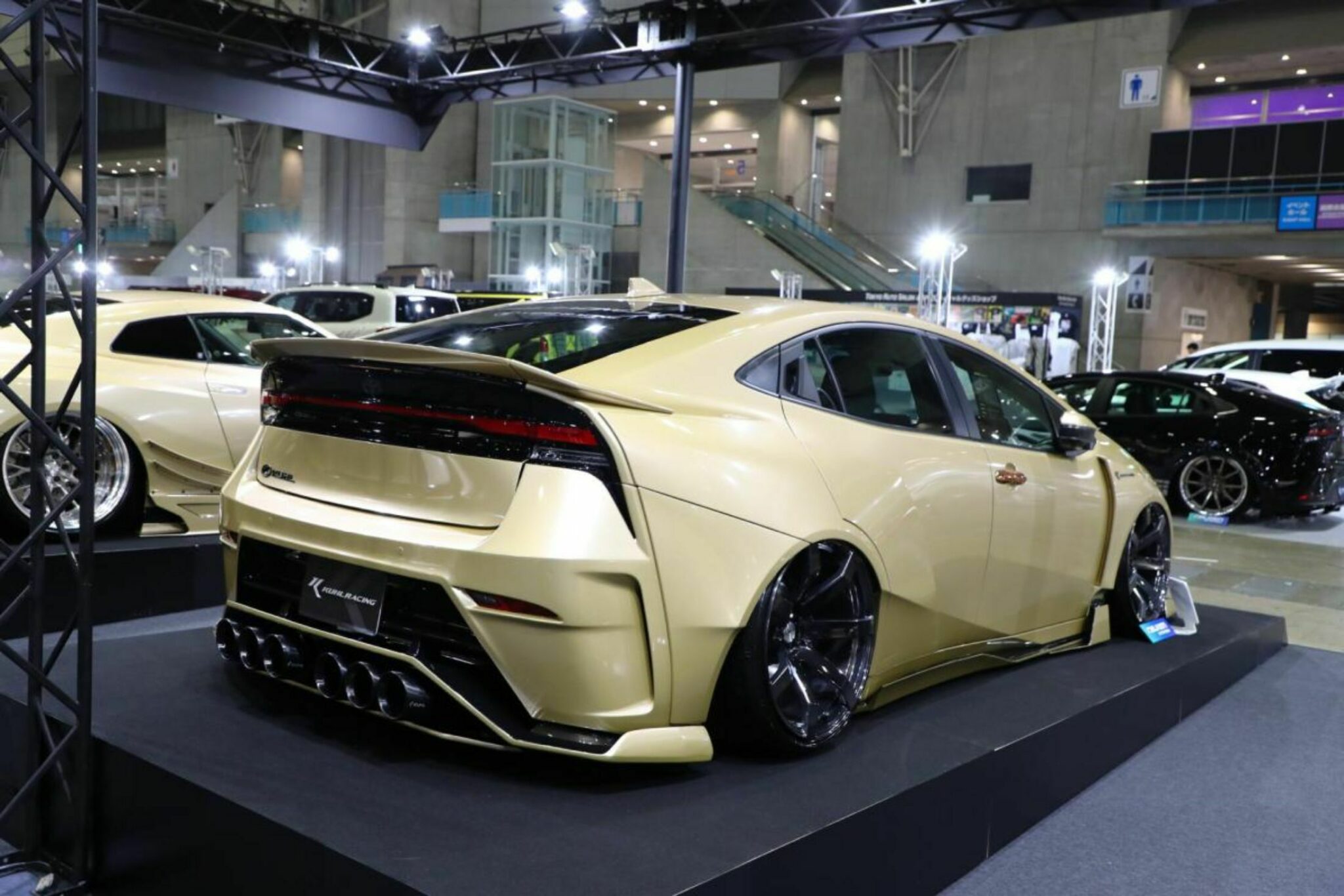 Kuhl Turns Nissan GT-R And Toyota Prius Into Gold-Dipped Widebody ...