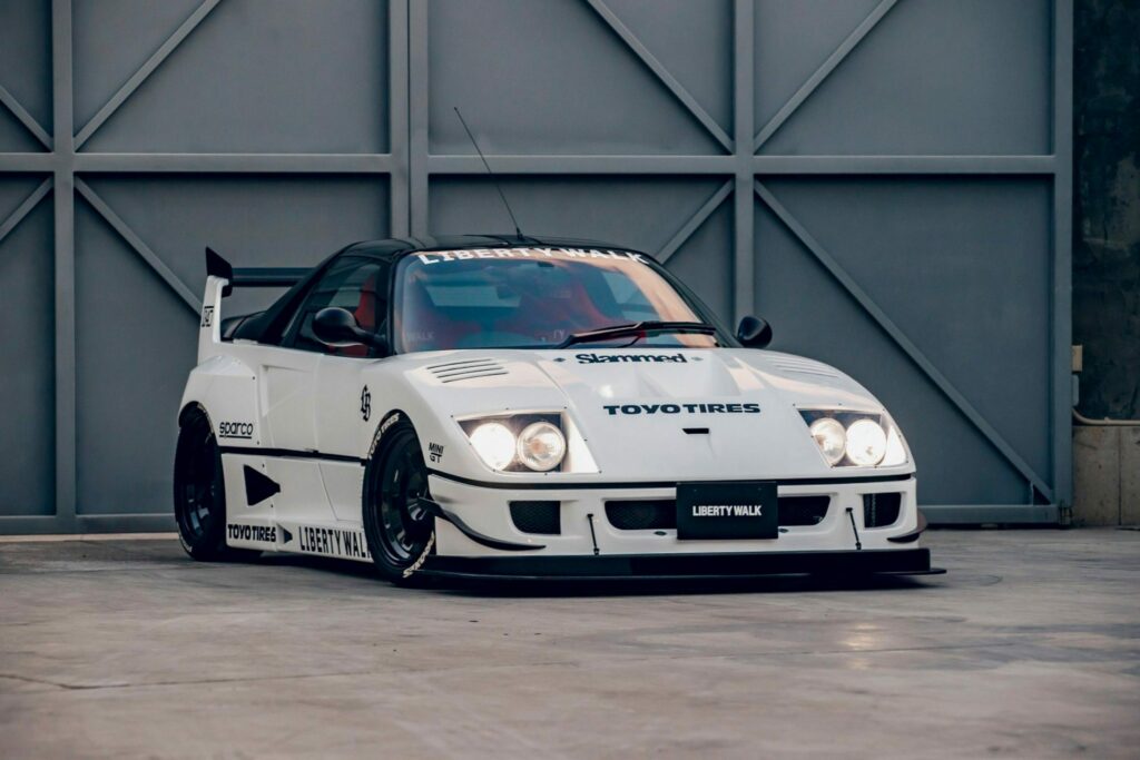 Liberty Walk Turns Autozam AZ-1 Kei Car Into A Cute Ferrari F40 Replica ...