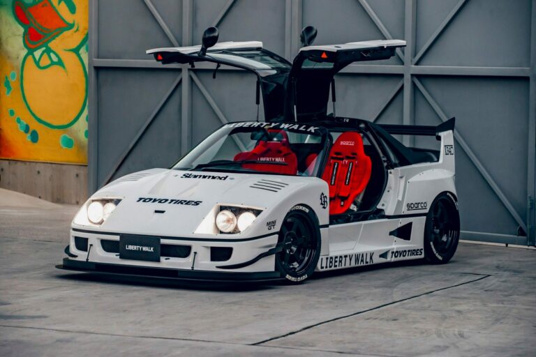 Liberty Walk Turns Autozam AZ-1 Kei Car Into A Cute Ferrari F40 Replica ...