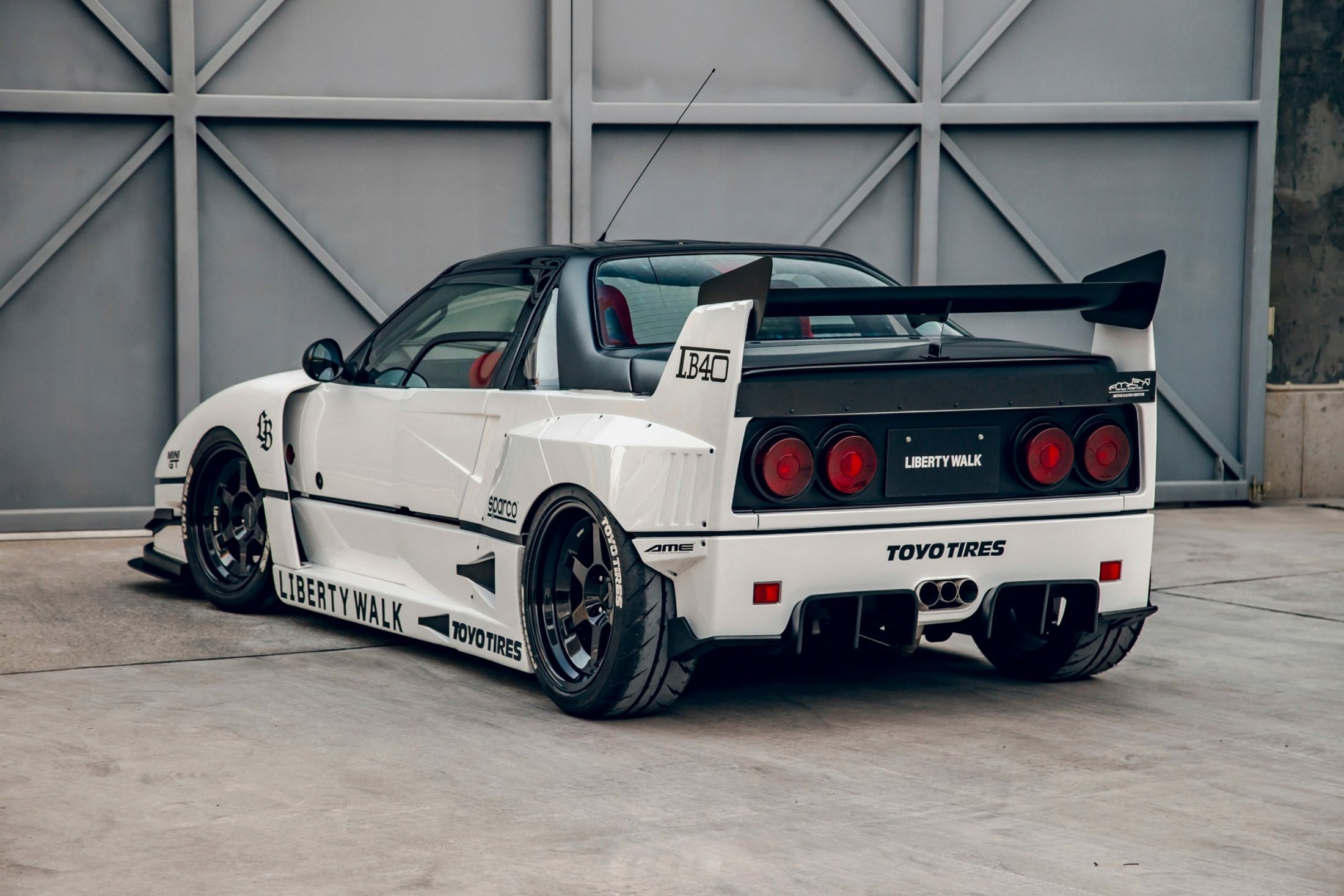 Liberty Walk Turns Autozam AZ-1 Kei Car Into A Cute Ferrari F40 Replica ...