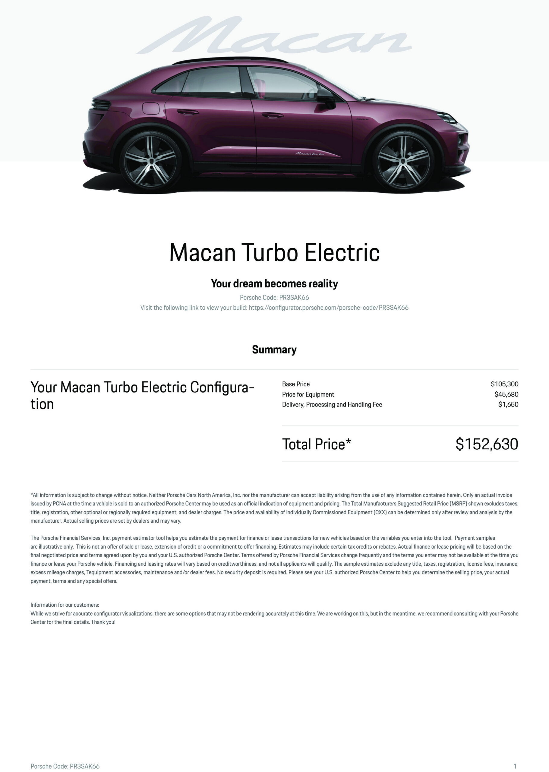 The New Porsche Macan EV Configurator Let Us Go Over $152,000 | Carscoops