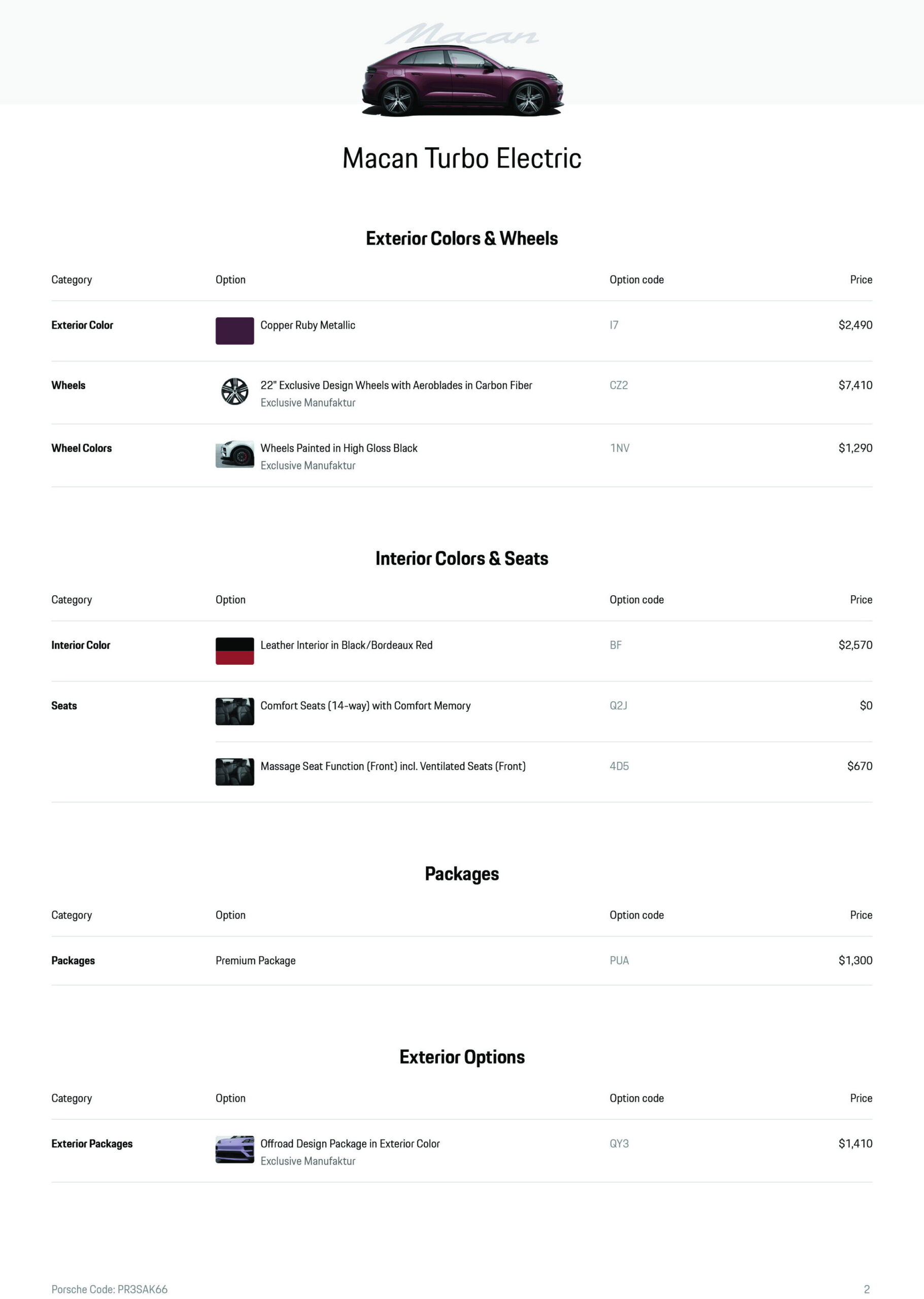 The New Porsche Macan EV Configurator Let Us Go Over $152,000 | Carscoops