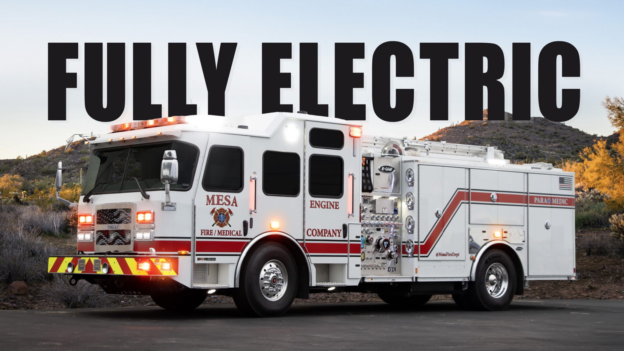 Why Mesa Rolled Out The First Fully Electric Fire Truck In The U.S. – BYAMJ