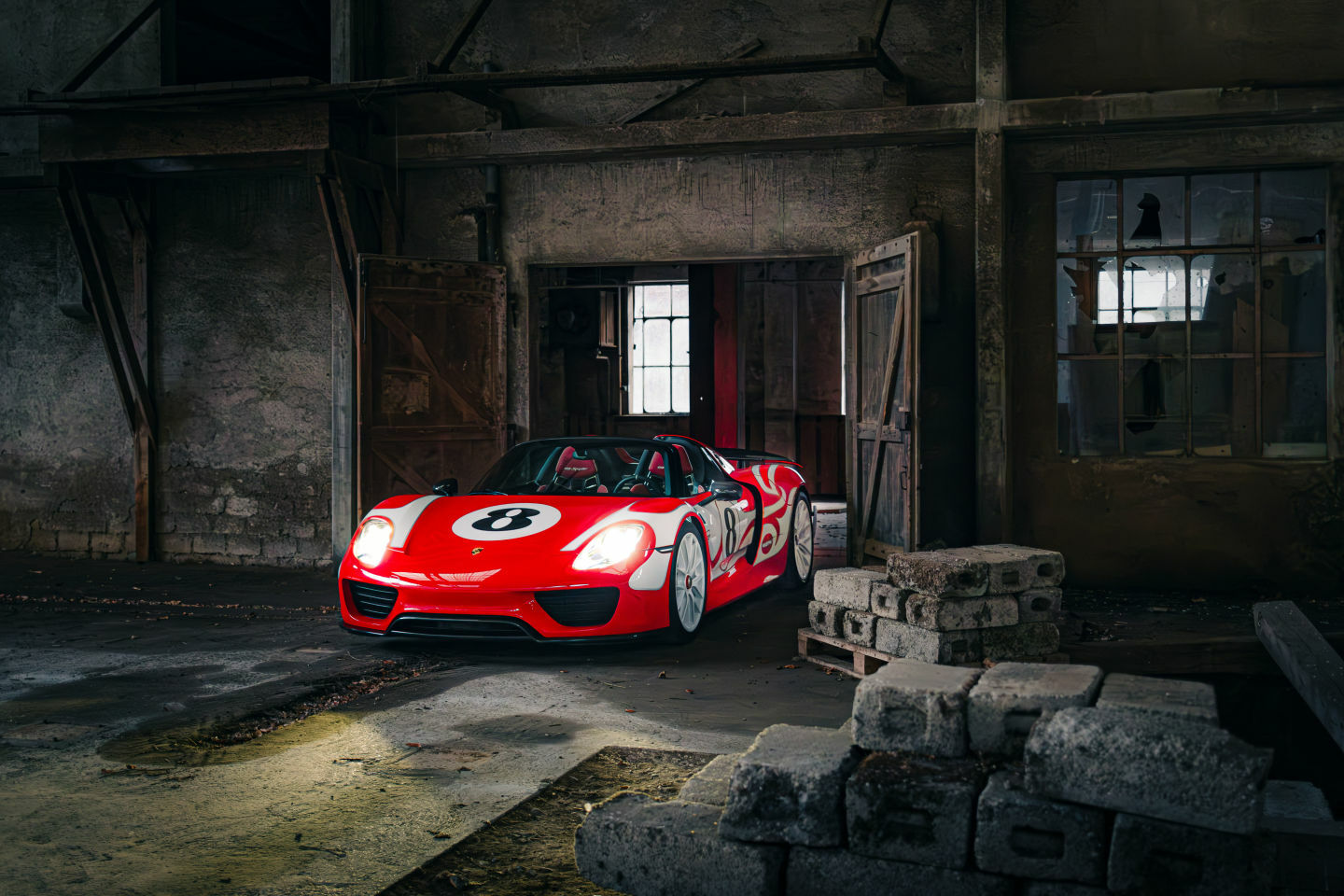 One-Of-One Porsche 918 Has A 917-Inspired Livery With Ferrari Rosso ...
