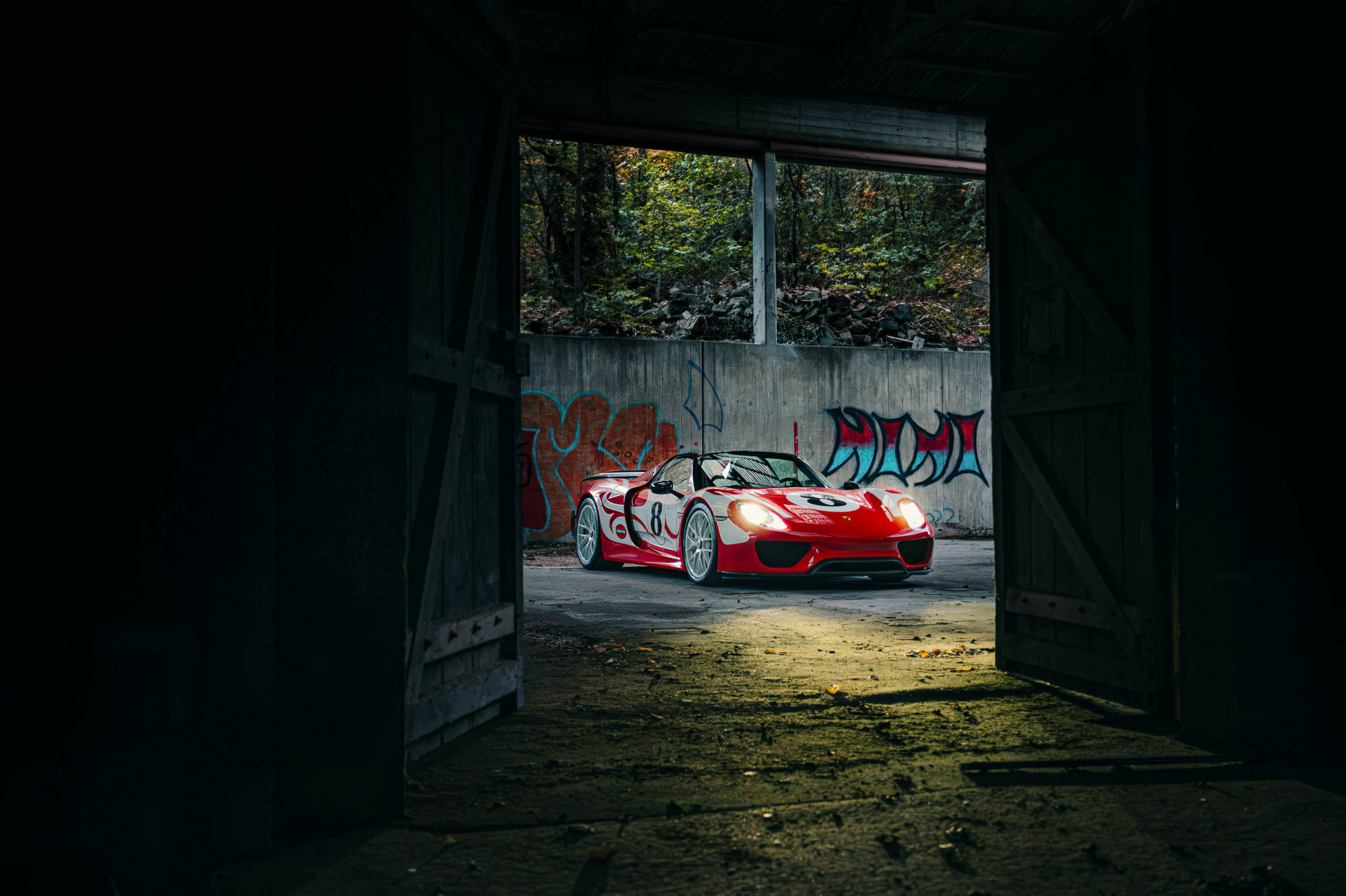 One-Of-One Porsche 918 Has A 917-Inspired Livery With Ferrari Rosso ...