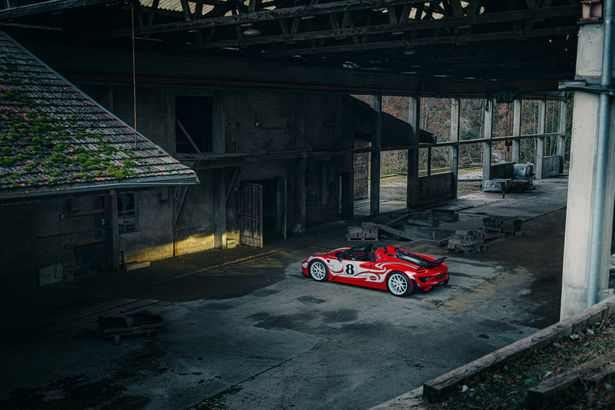 One-Of-One Porsche 918 Has A 917-Inspired Livery With Ferrari Rosso ...