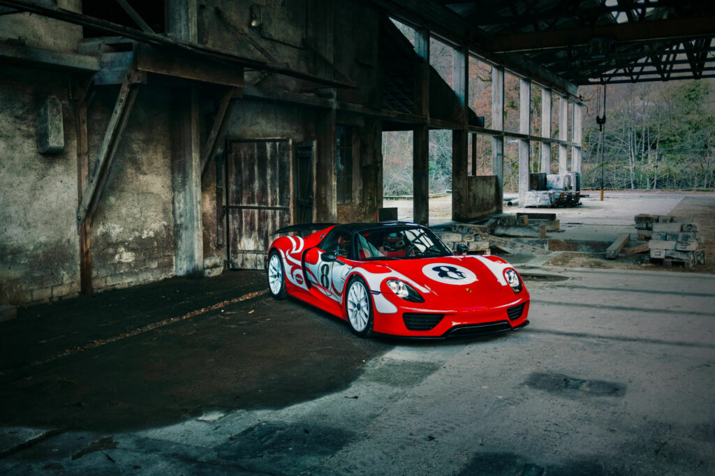 One-Of-One Porsche 918 Has A 917-Inspired Livery With Ferrari Rosso ...