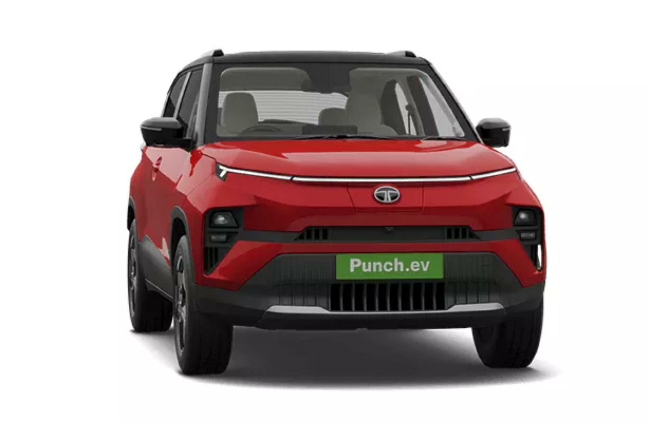 Tata Punch EV Debuts In India With A Redesigned Face And A New Platform ...