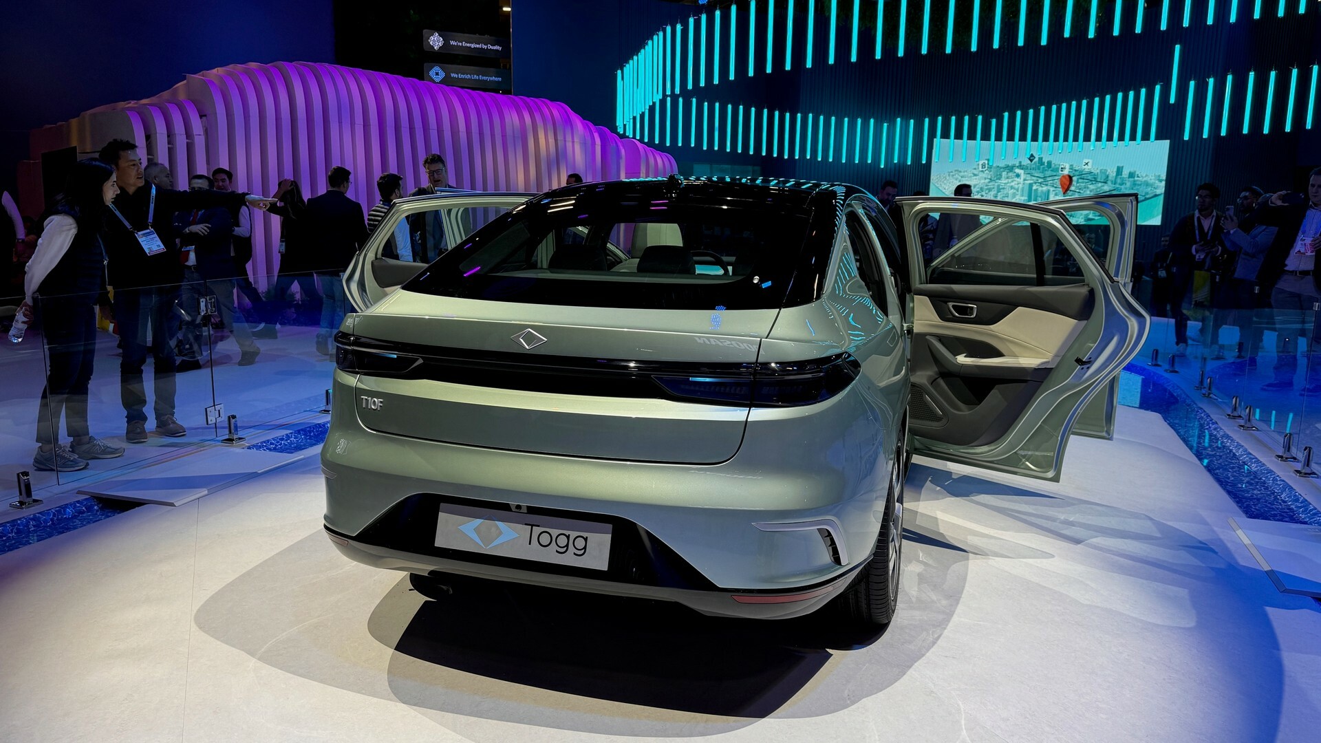 Togg T10F Electric Sedan Unveiled At CES With Up To 429 HP | Carscoops