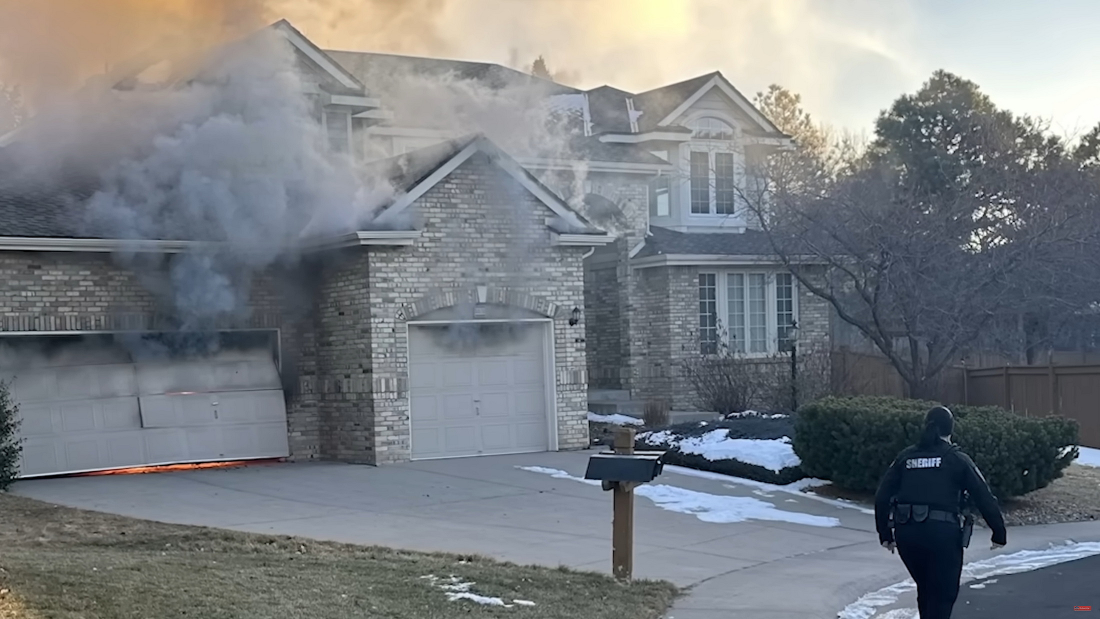 Firefighters Use Cutting-Edge Blanket To Tame Blazing Jaguar EV After ...