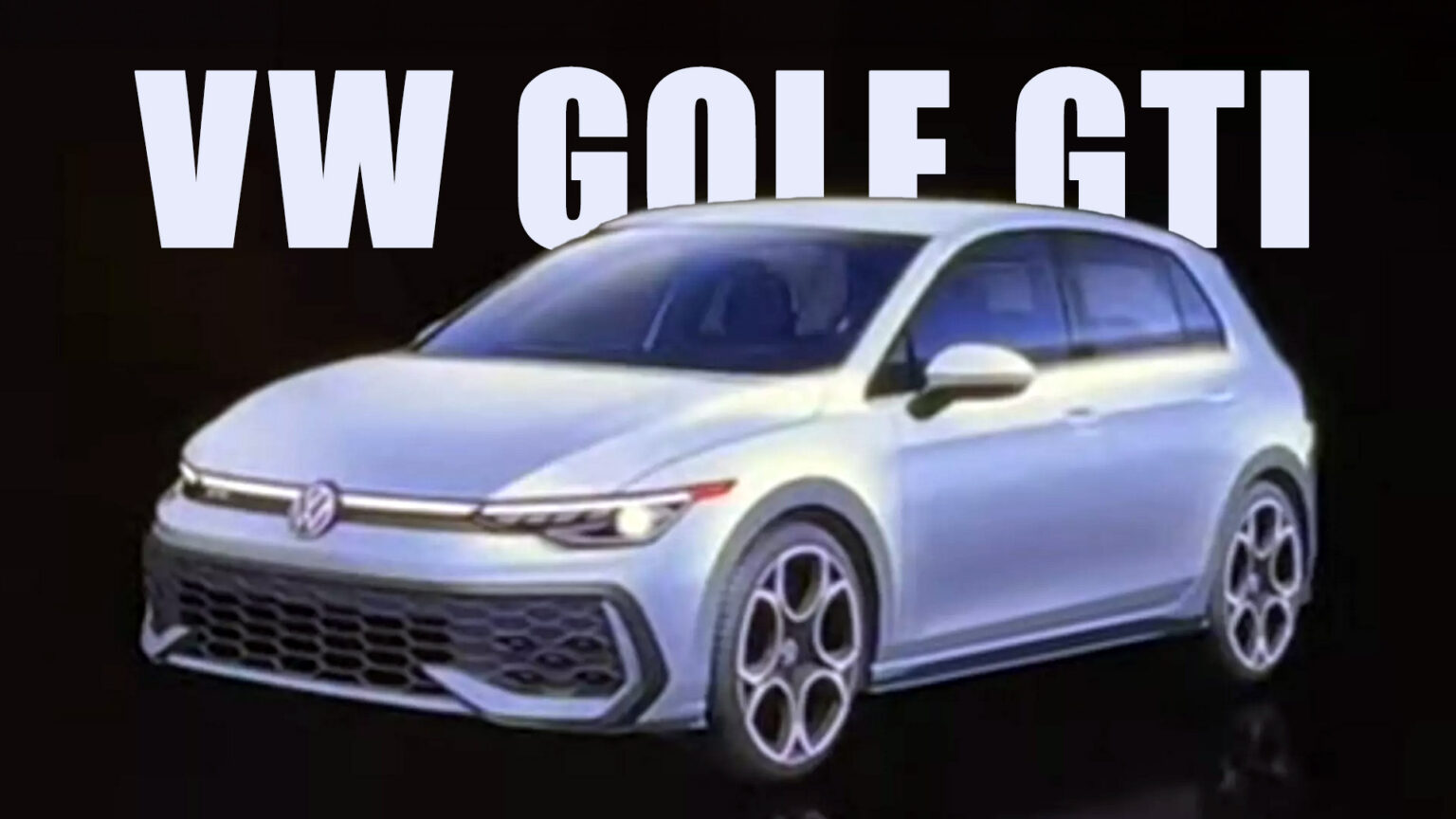 2025 VW Golf GTI Revealed Through Infotainment Screen At CES | Carscoops