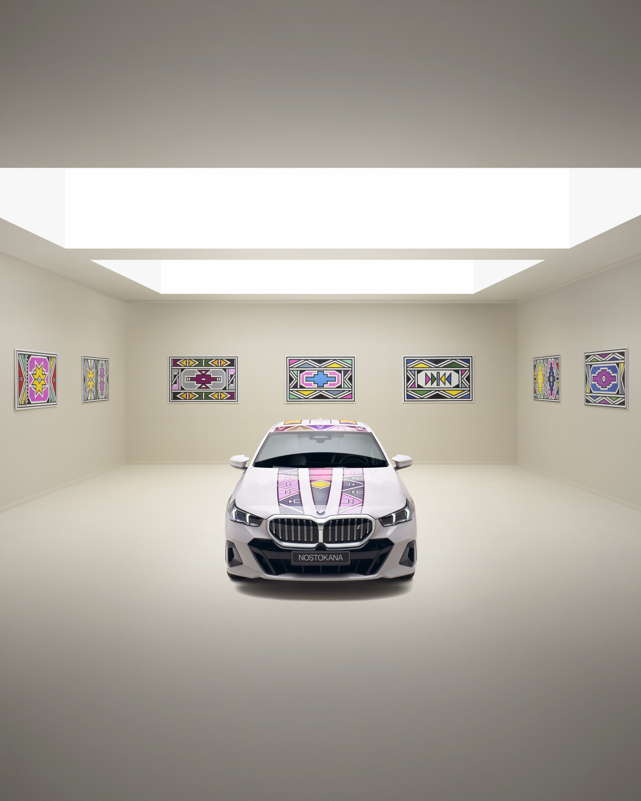Forget Paint Jobs, This BMW i5 Art Car Changes Colors On Demand | Carscoops