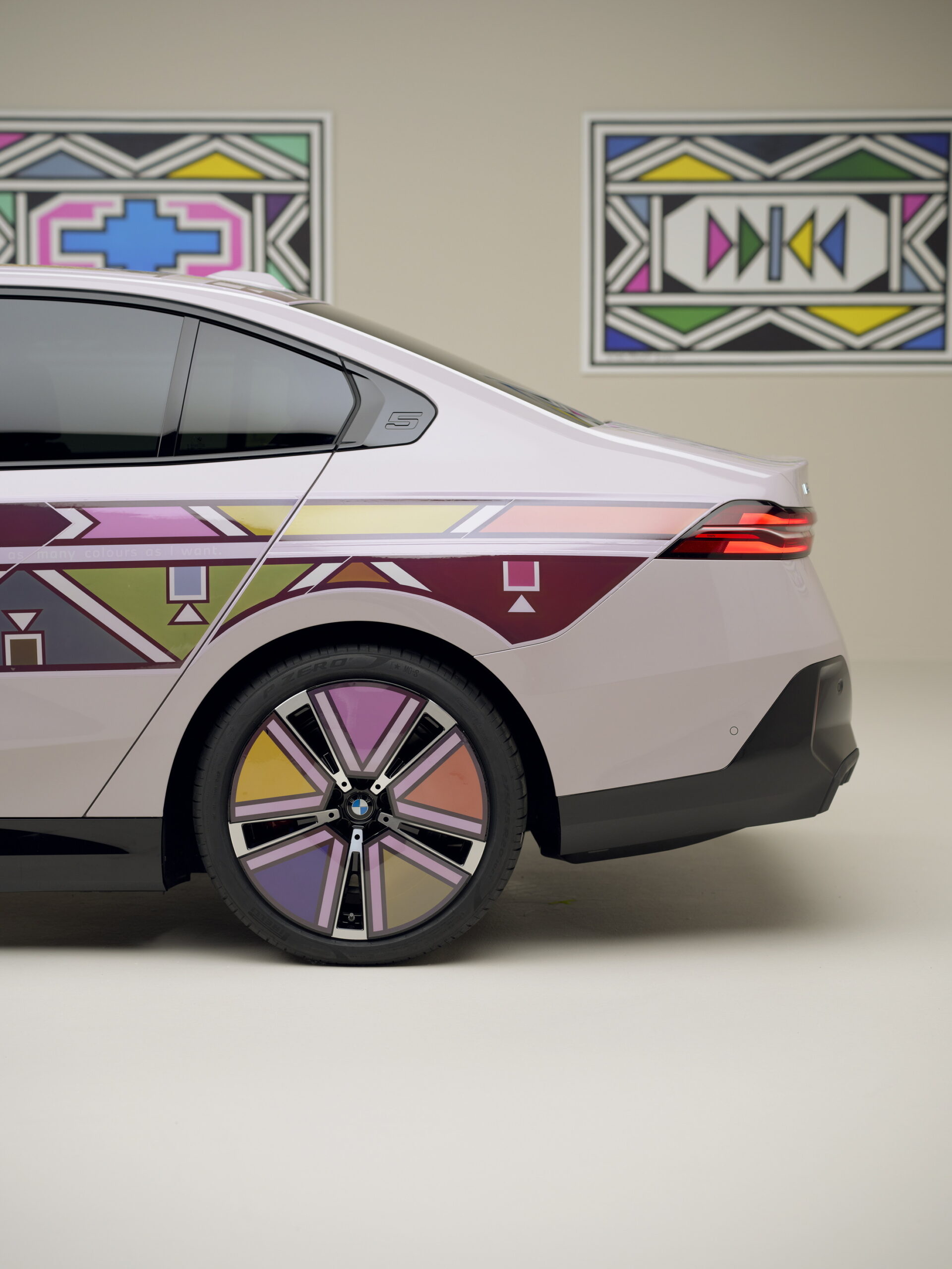 Forget Paint Jobs, This BMW i5 Art Car Changes Colors On Demand | Carscoops