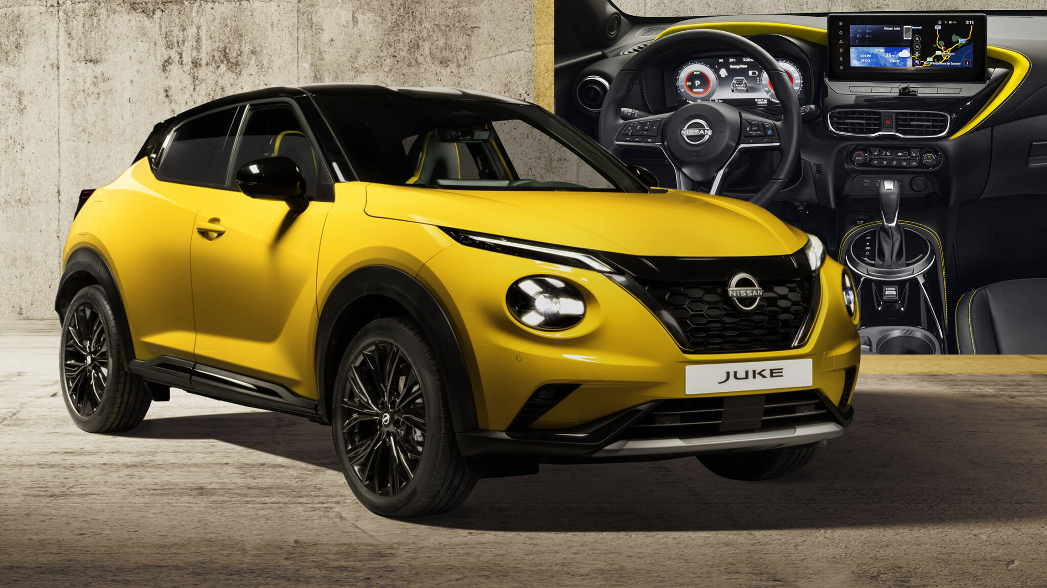 2024 Nissan Juke Buzzes In With Big Screen And A Yellow Glow | Carscoops