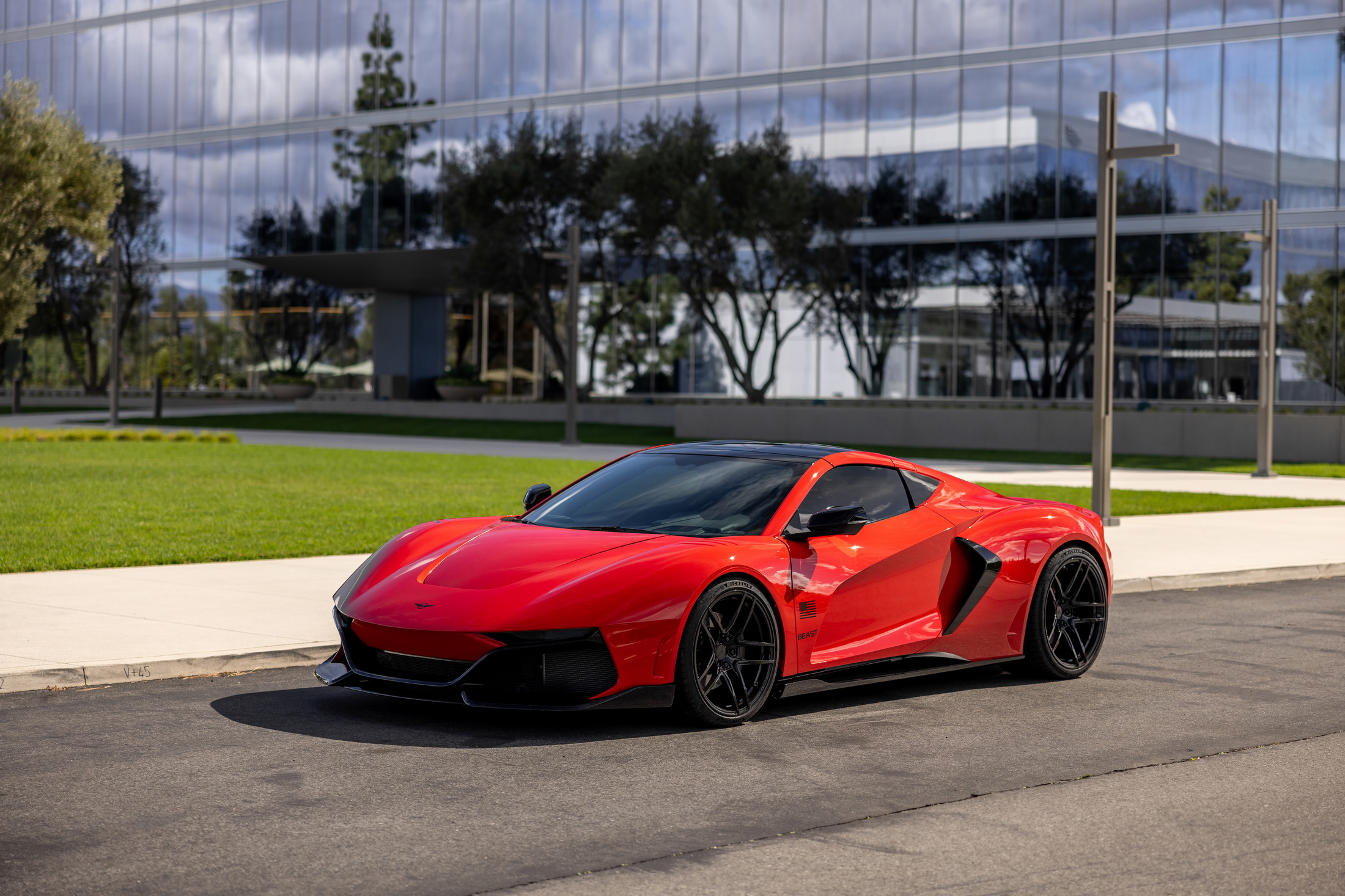 Rezvani Beast Is A $485k Reskinned Corvette C8 With A Pepper Spray ...
