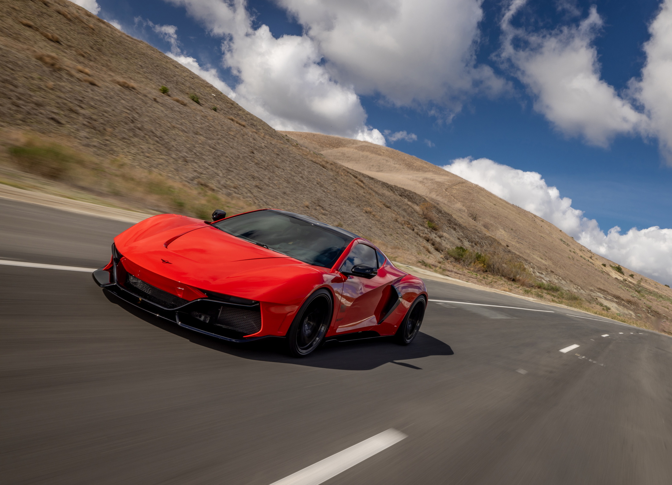 Rezvani Beast Is A $485k Reskinned Corvette C8 With A Pepper Spray ...