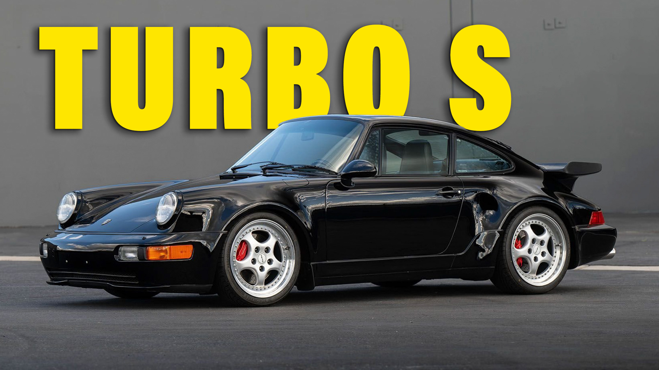 Porsche 964 Turbo S With Comfort Seats Is A Sledgehammer With A Soft ...