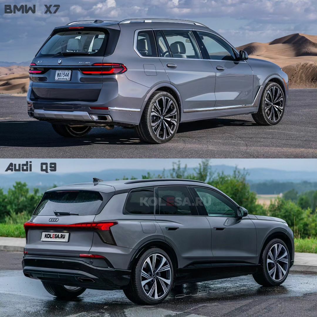 Audi Q9 Rendered To Reality, Makes The BMW X7 Look Even Uglier | Carscoops
